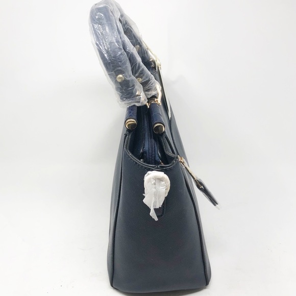 Isabelle Handbags | Bags | New Isabelle Navy Vegan Satchel Crossbody ...
